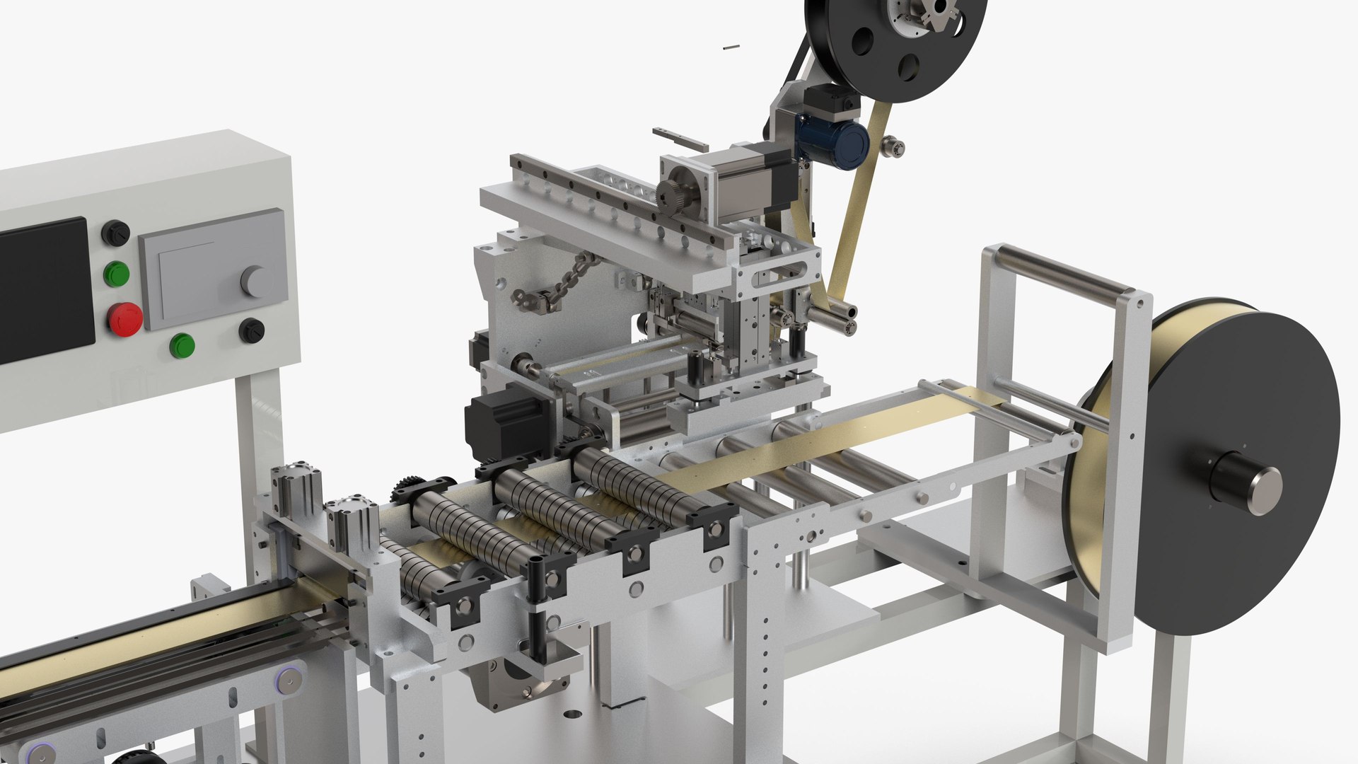 Automatic Reeling machine 3D model - TurboSquid 1992802