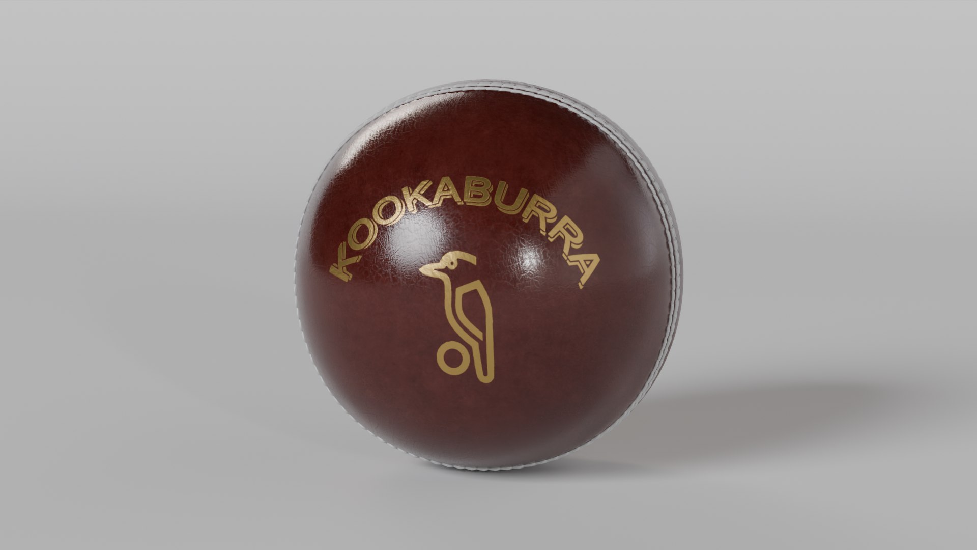 3D Model Cricket Ball Leather Red Season Ball World Cup Ball ...