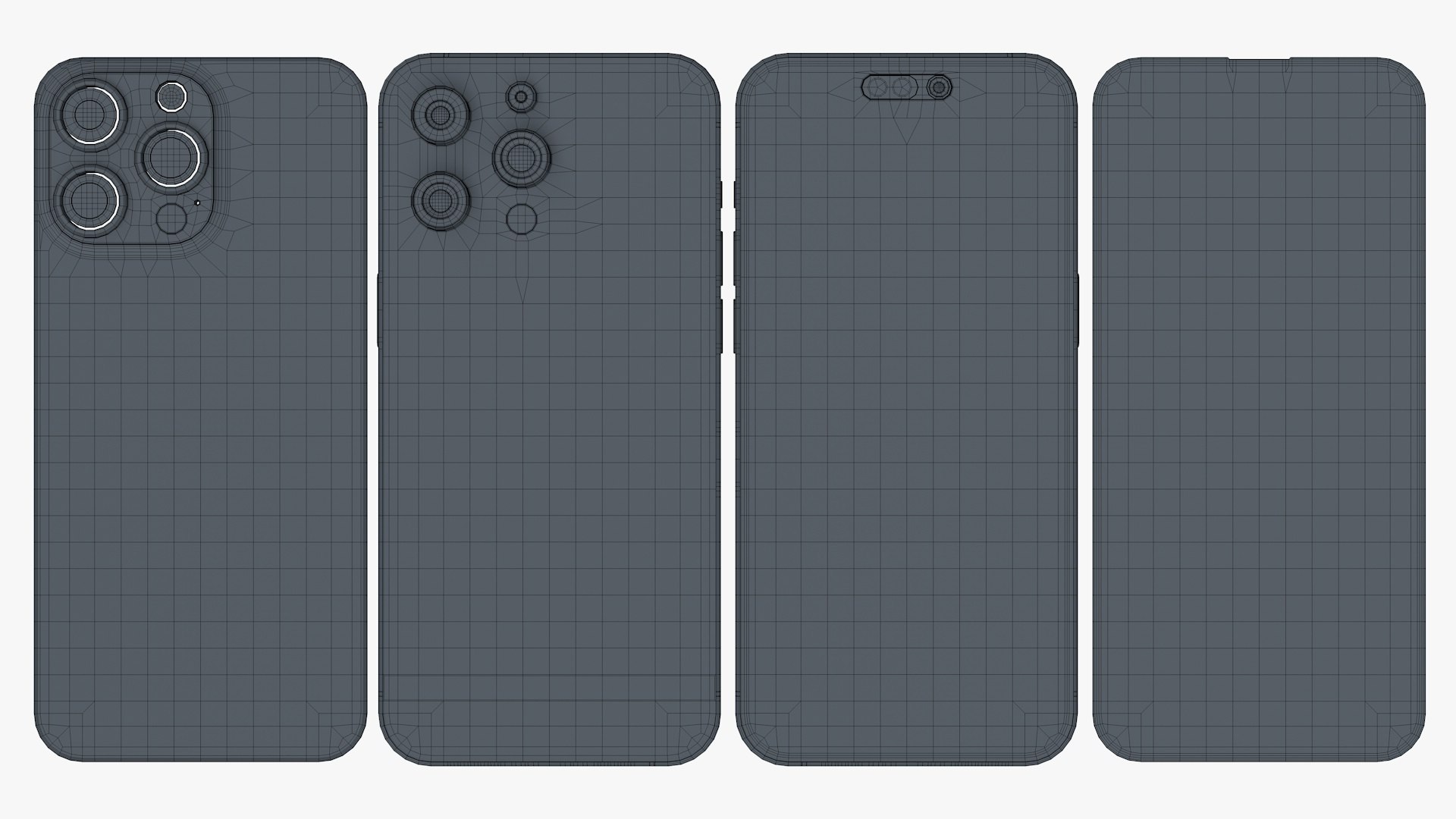 3D Apple iPhone 15 Pro Max Blue Titanium model - TurboSquid 2124560