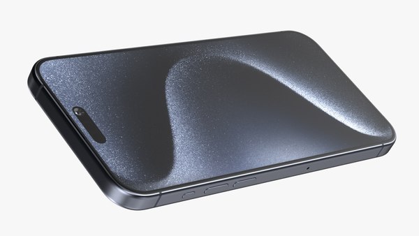 modelo 3d Apple iPhone 15 Pro Max Azul Titanio - TurboSquid 2124560