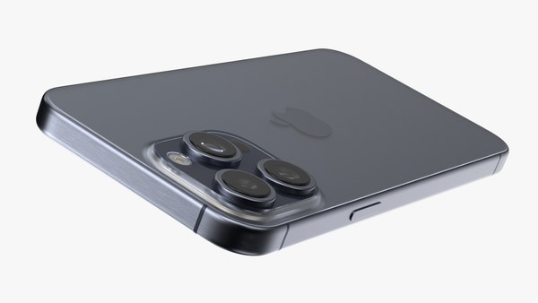 modelo 3d Apple iPhone 15 Pro Max Azul Titanio - TurboSquid 2124560