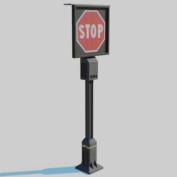 Cyberpunk Street Signs model - TurboSquid 1945061