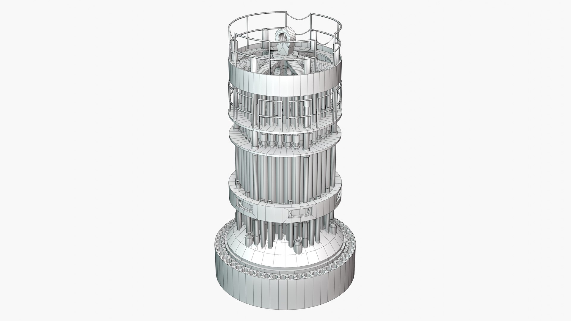 The Upper Block Of The NPP Reactor 3D - TurboSquid 2035494