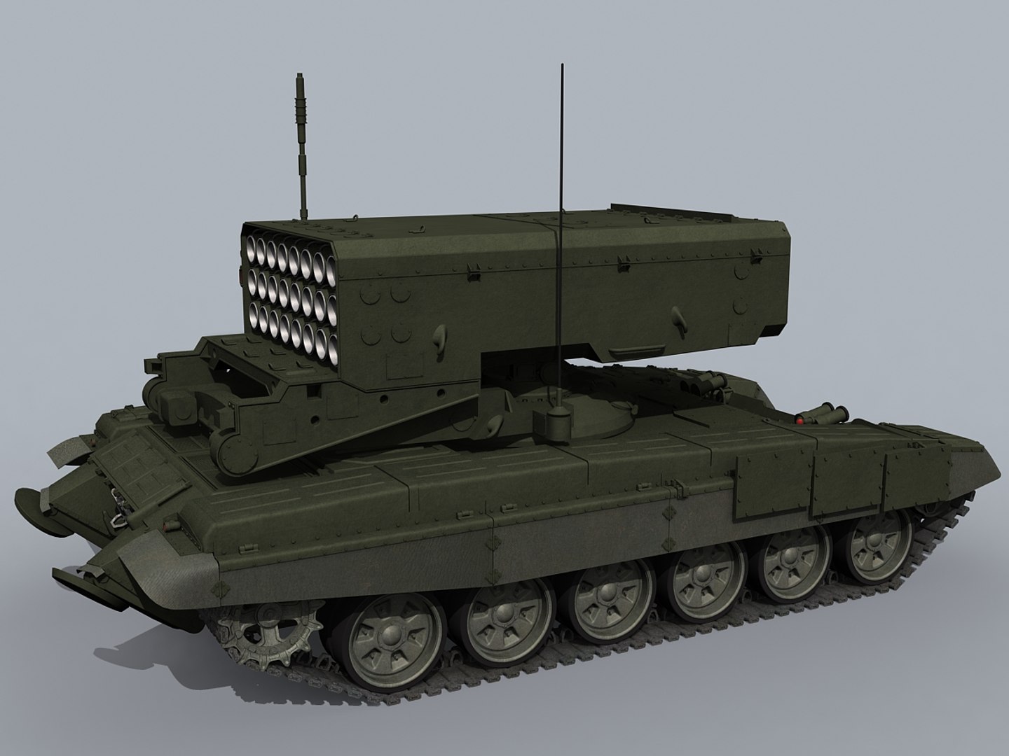 3d Tos-1a Sunheat Tos-1 Model
