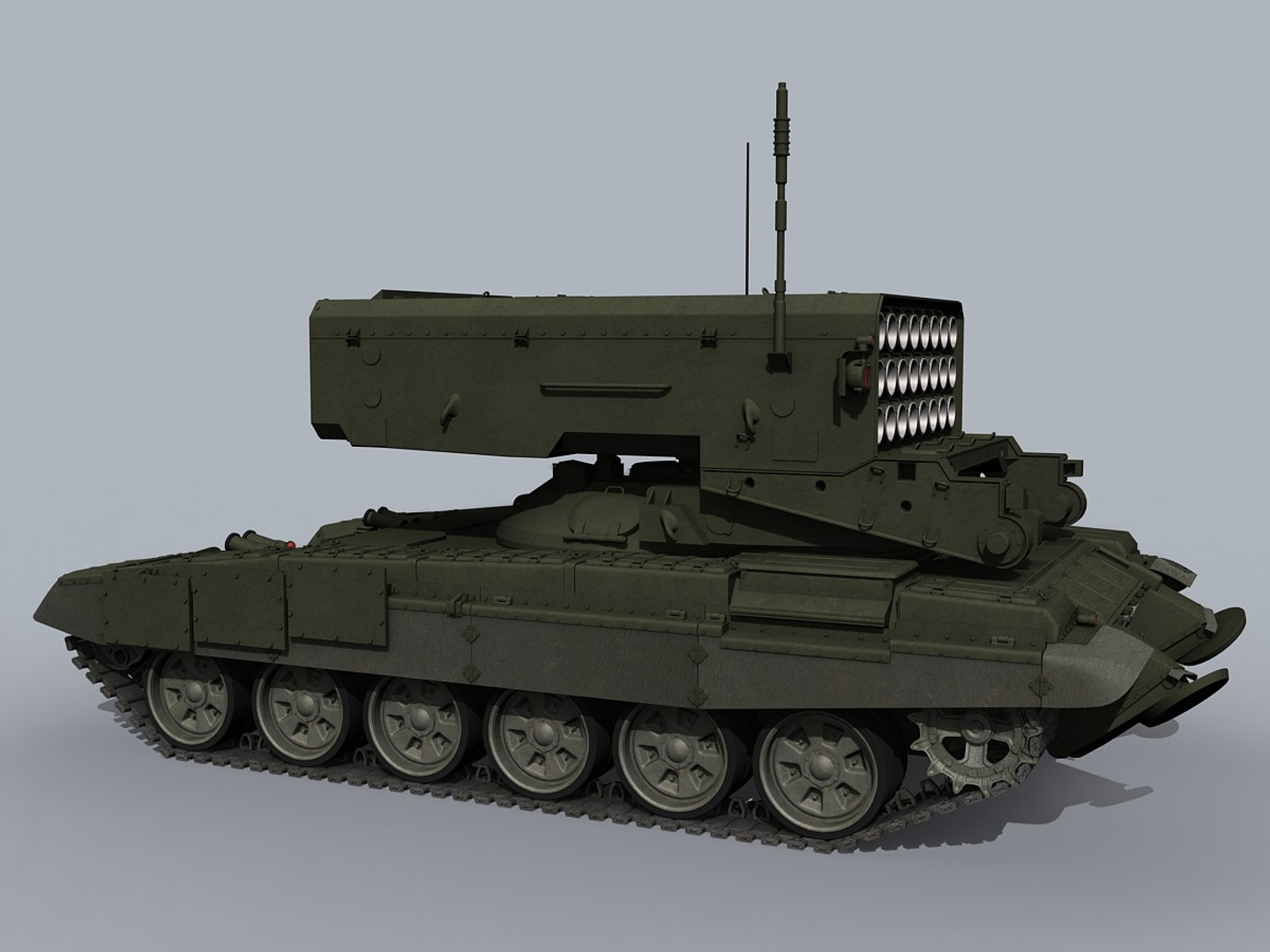 3d Tos-1a Sunheat Tos-1 Model
