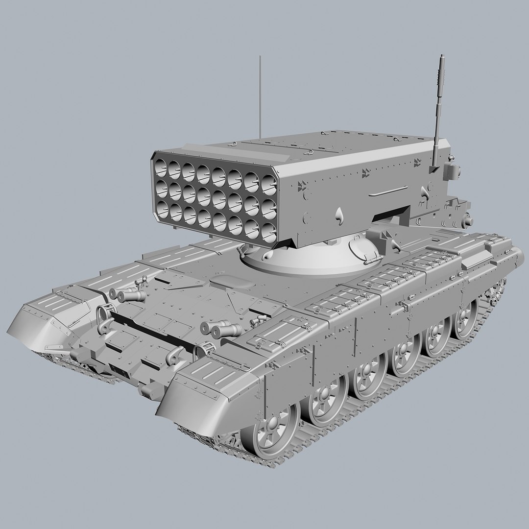3d Tos-1a Sunheat Tos-1 Model