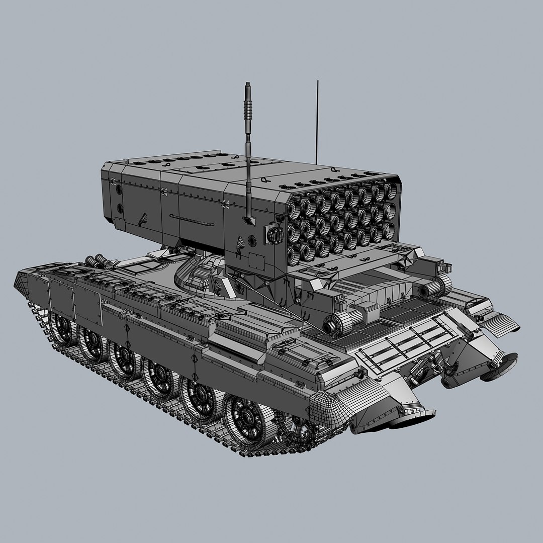 3d Tos-1a Sunheat Tos-1 Model