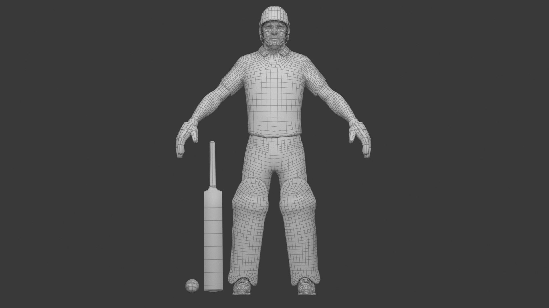 3D model Cricket Players - TurboSquid 1806008