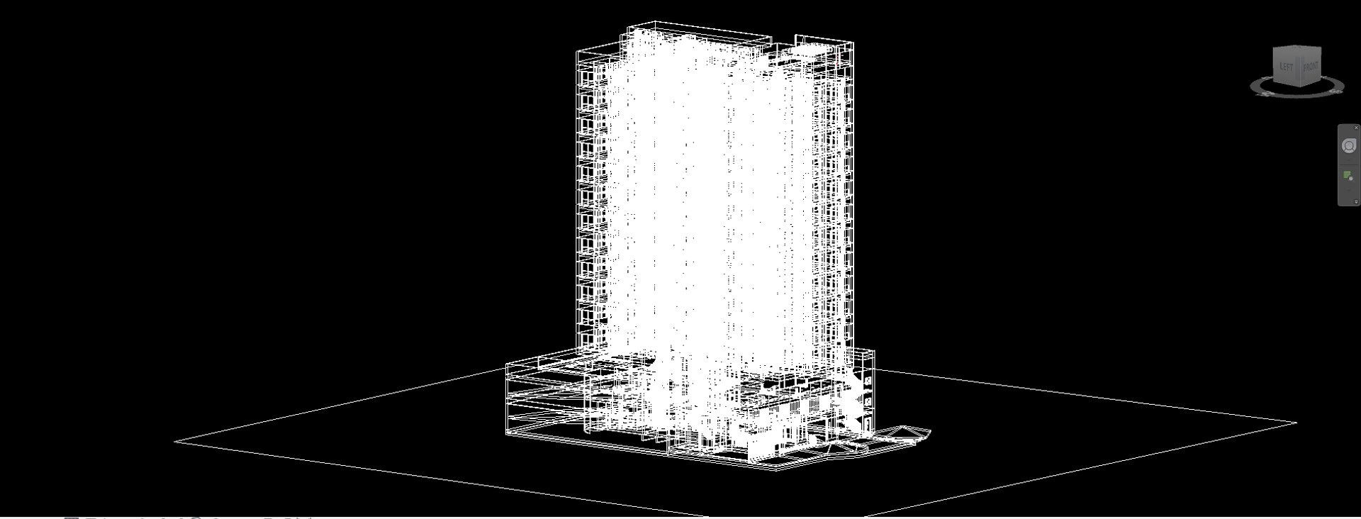 Residential Tower With Podium Model - TurboSquid 2165981