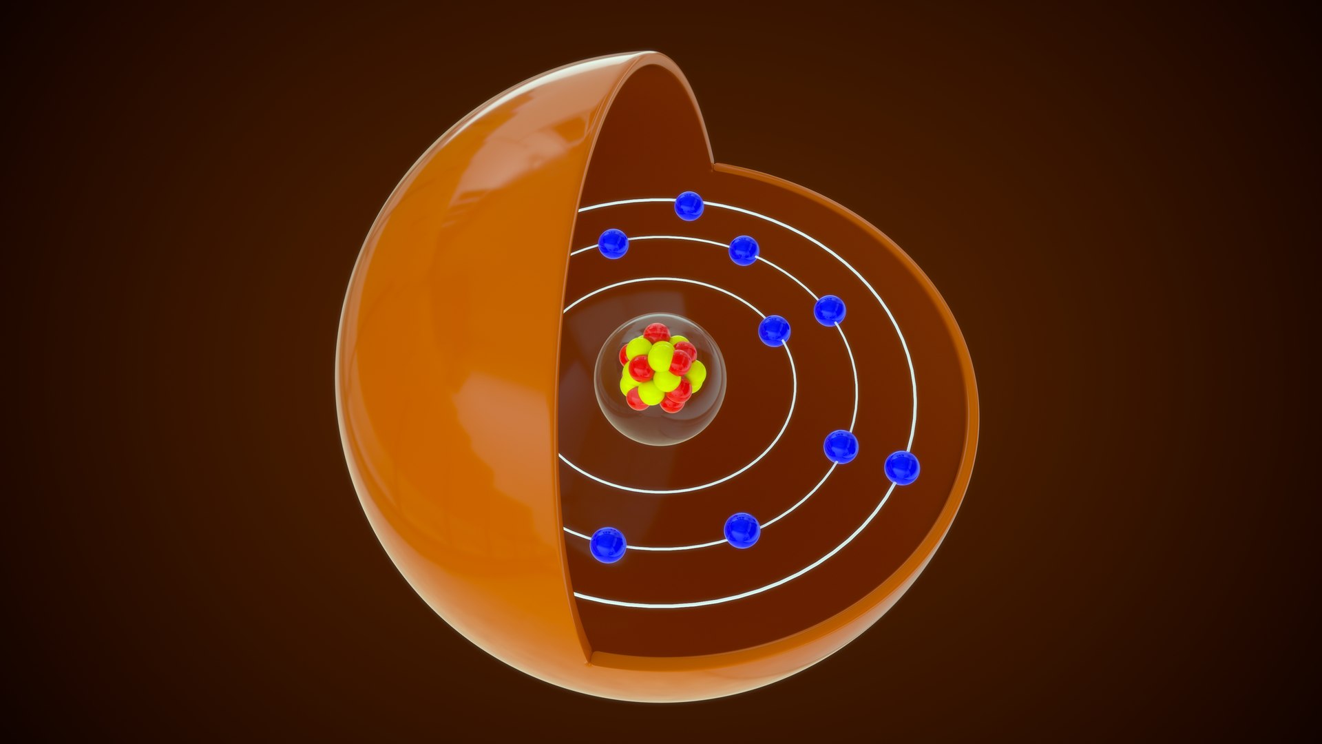 Aluminium Atom 3D Model - TurboSquid 2132176