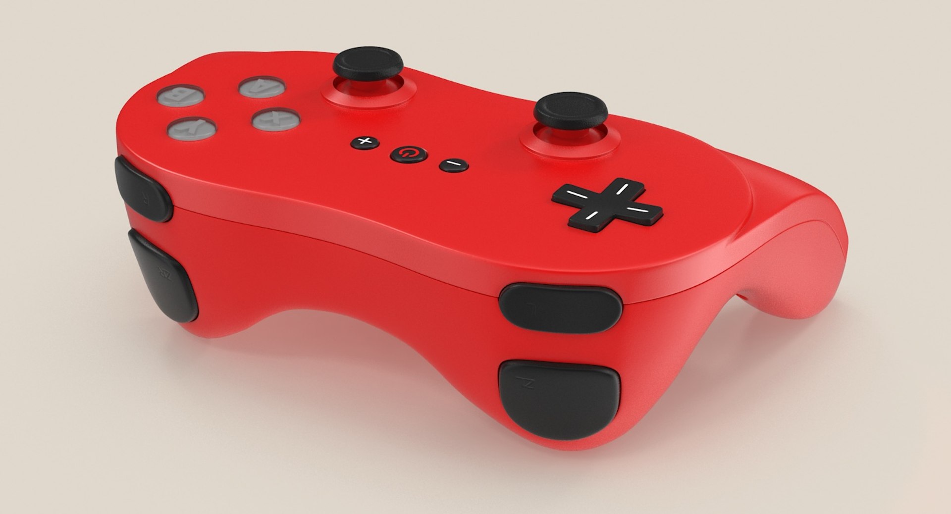 Red Video Controller 3d Max
