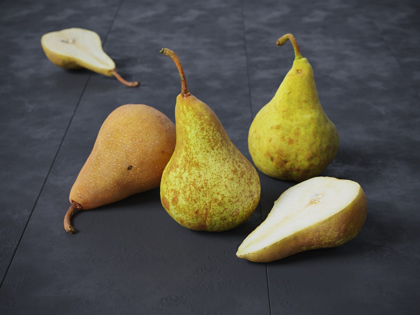 Pear Bosc 3D Model - TurboSquid 2098343