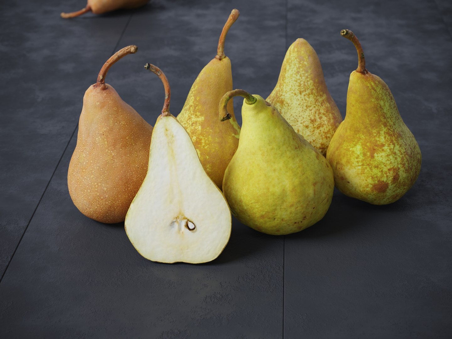 Pear Bosc 3D Model - TurboSquid 2098343