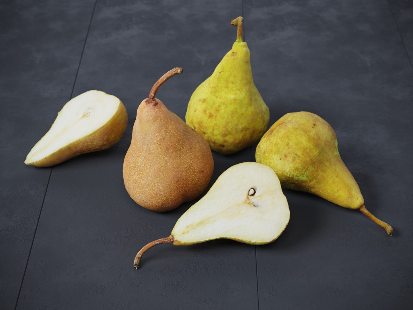 Pear Bosc 3D Model - TurboSquid 2098343