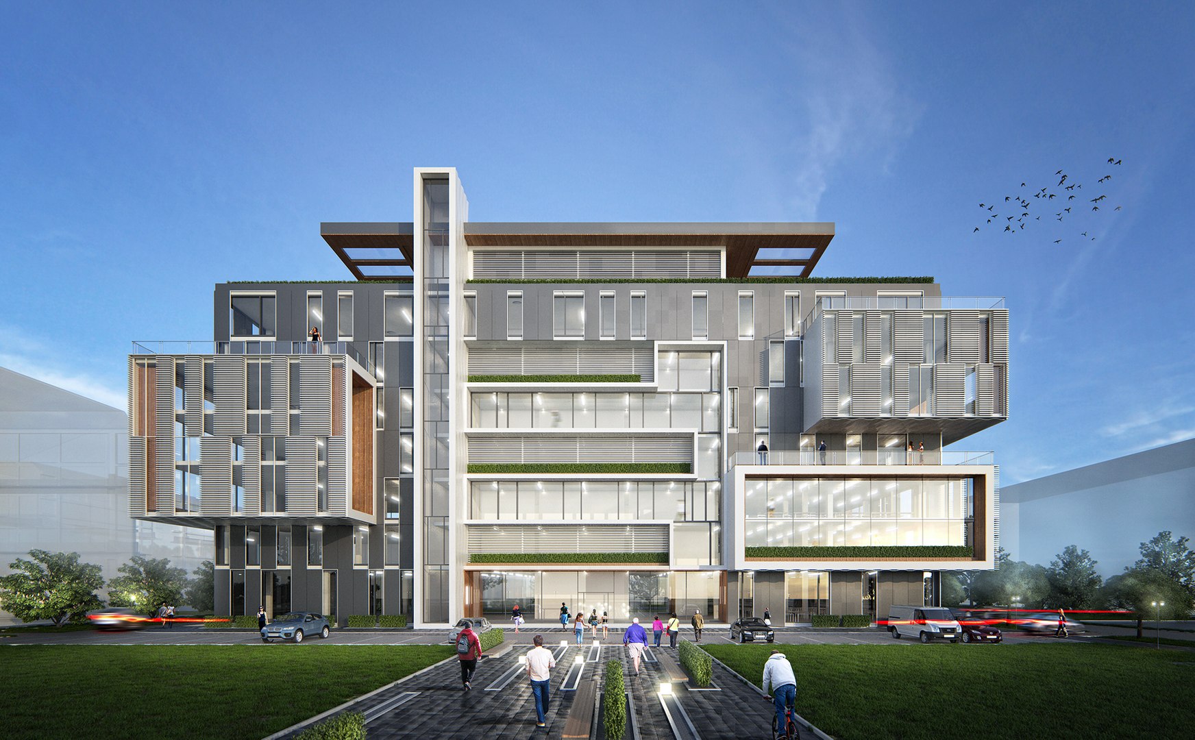 Office Building Exterior 3d Model