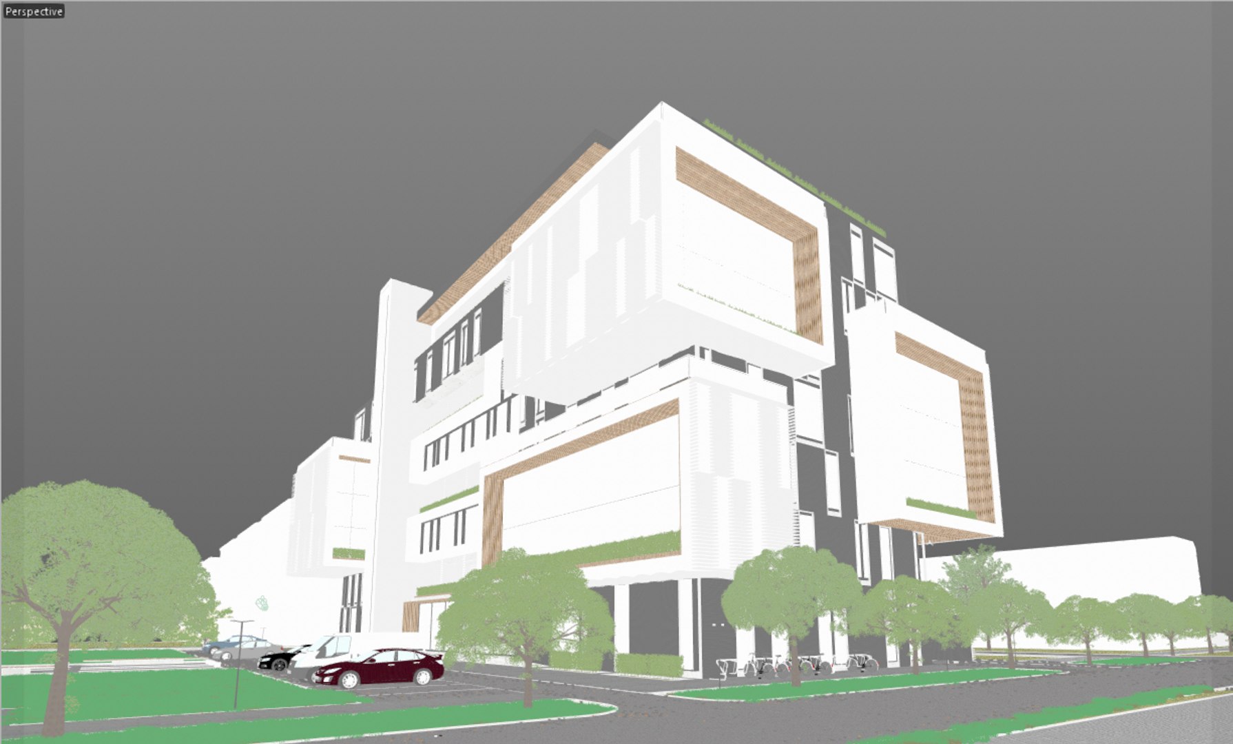 Office Building Exterior 3d Model