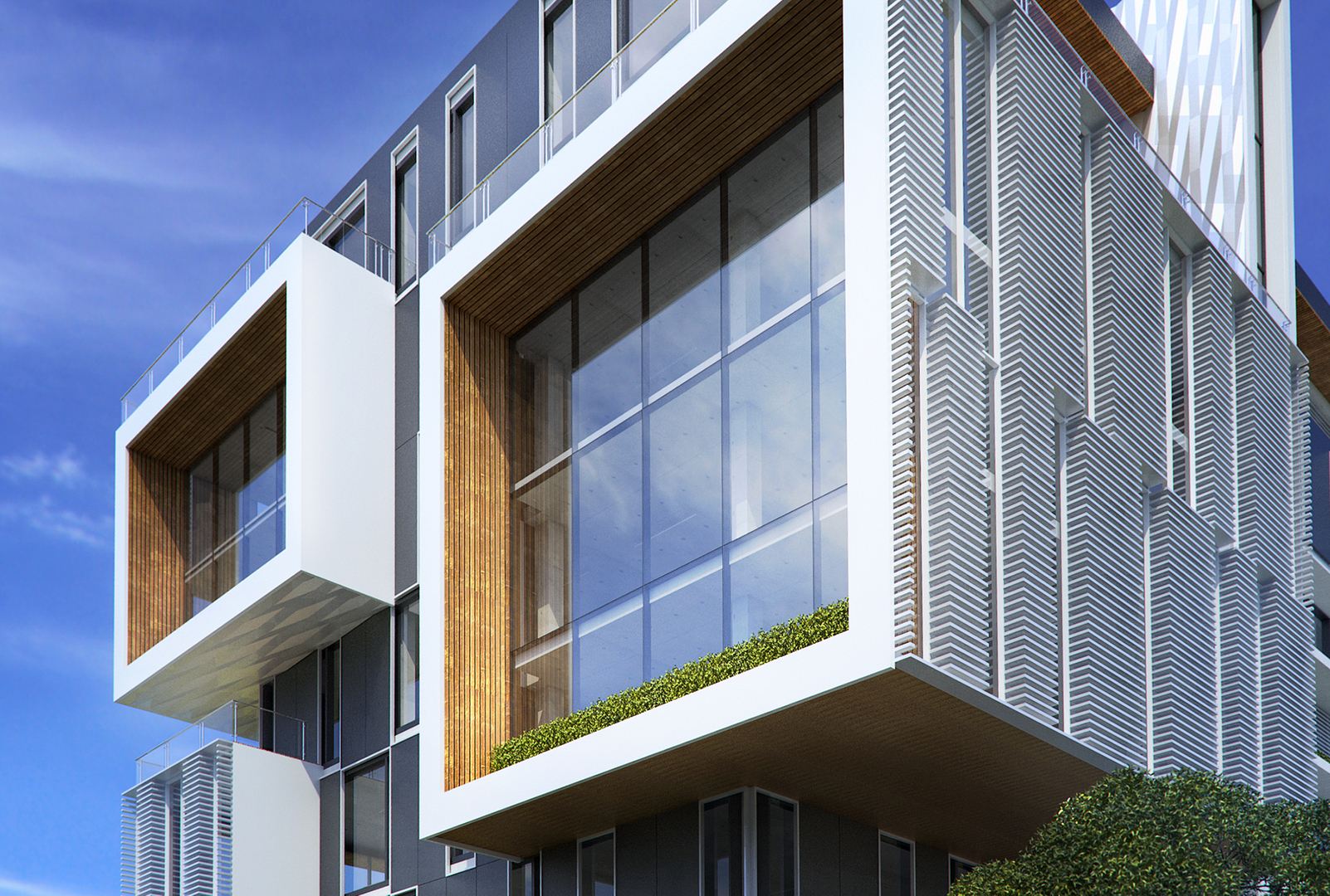 office building exterior 3d model