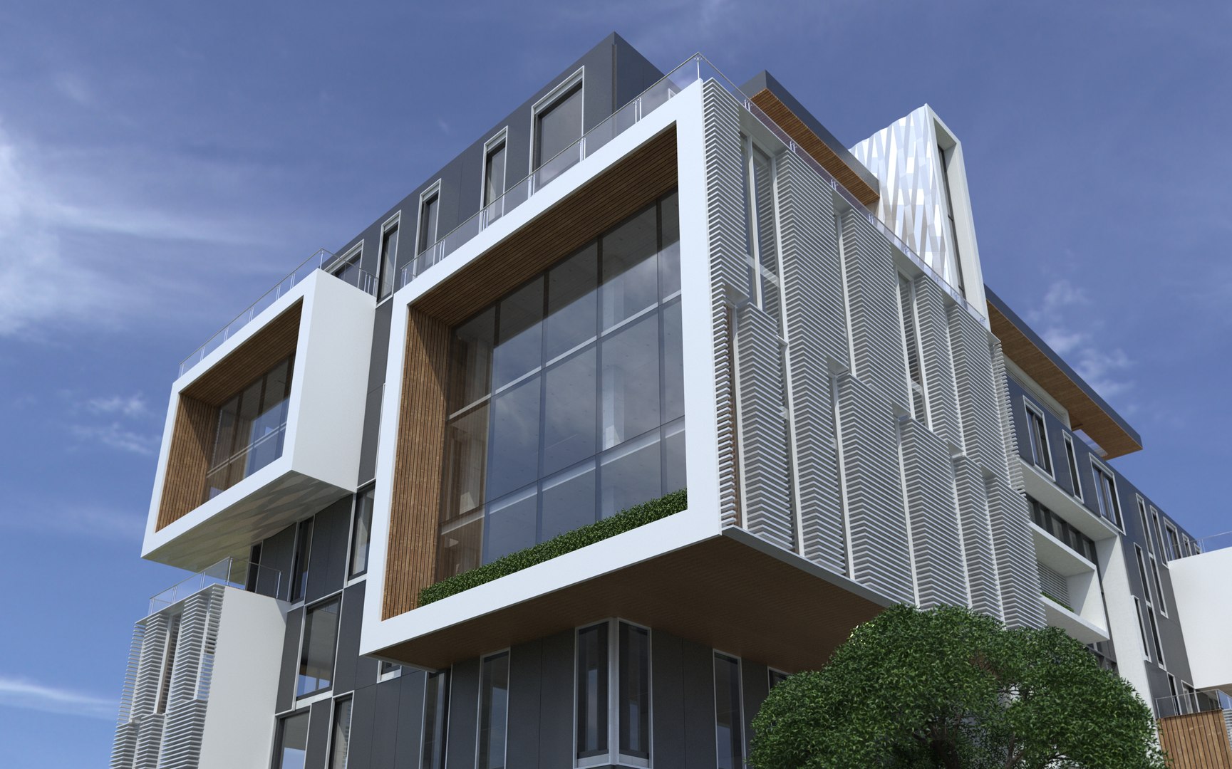 Office Building Exterior 3d Model