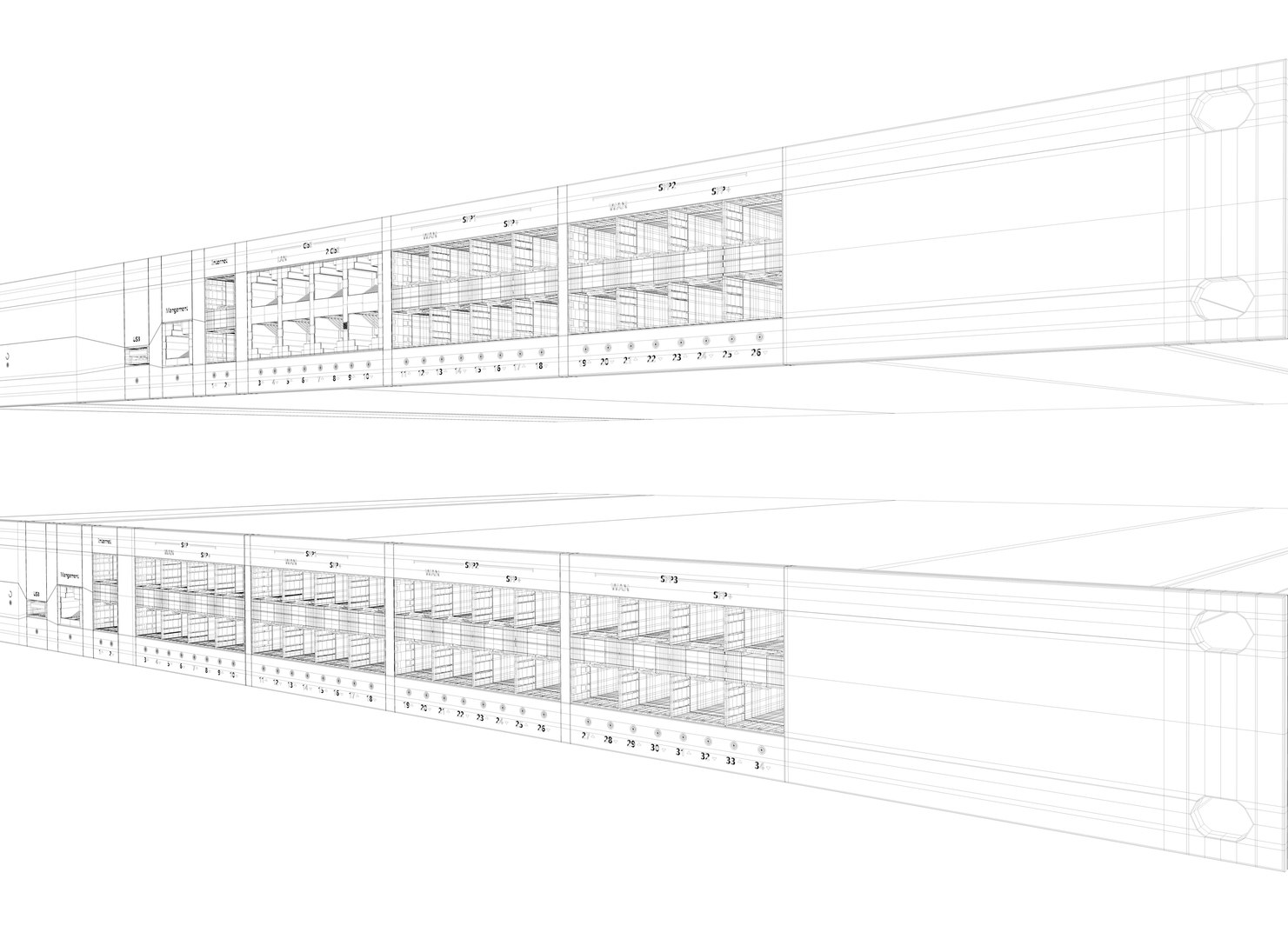 Network Firewall and Switch 3D model - TurboSquid 2025583