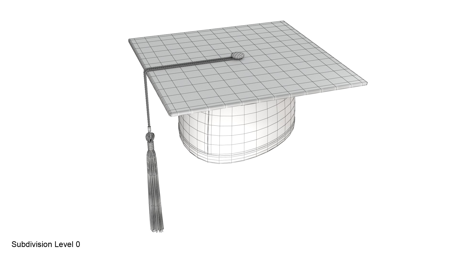 3D Graduation Cap - TurboSquid 1820139