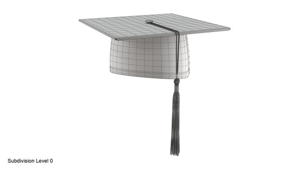 3D Graduation cap - TurboSquid 1820139