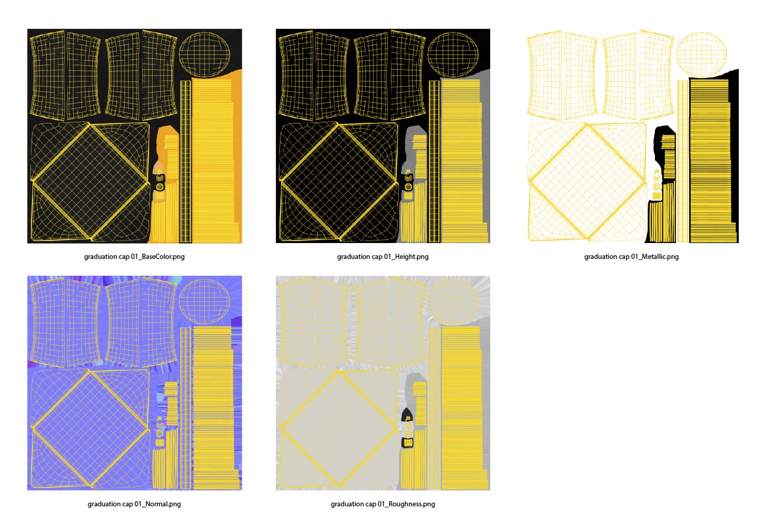 3D Graduation Cap - TurboSquid 1820139