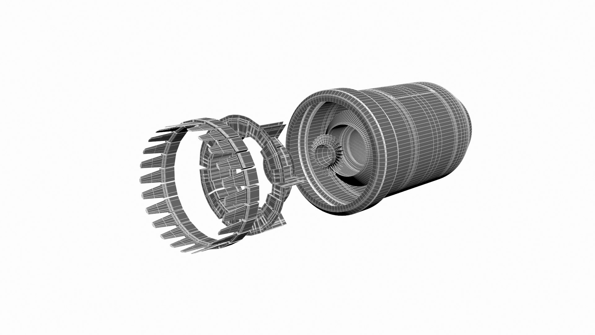 Turbine Jetcat Engines Reactor 3D Model - TurboSquid 1513325