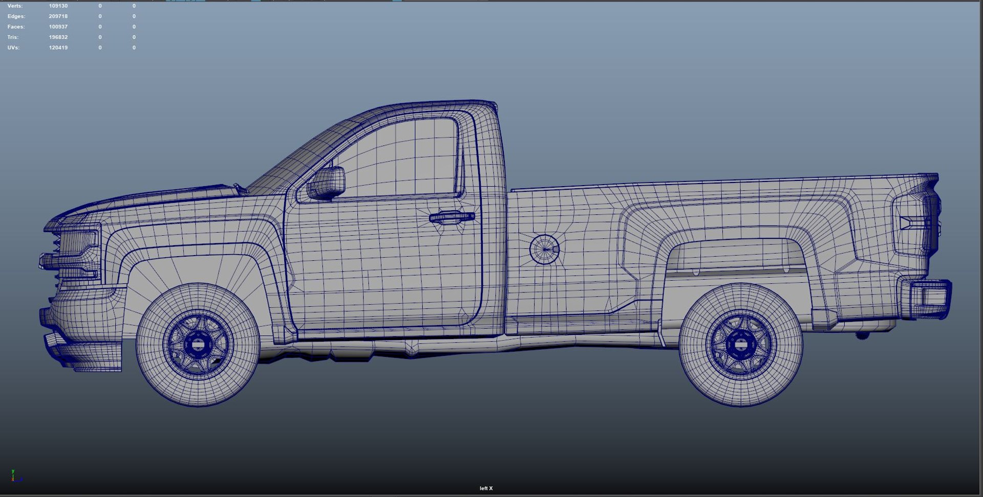 3D Chevrolet Silverado 1500 - TurboSquid 1437071