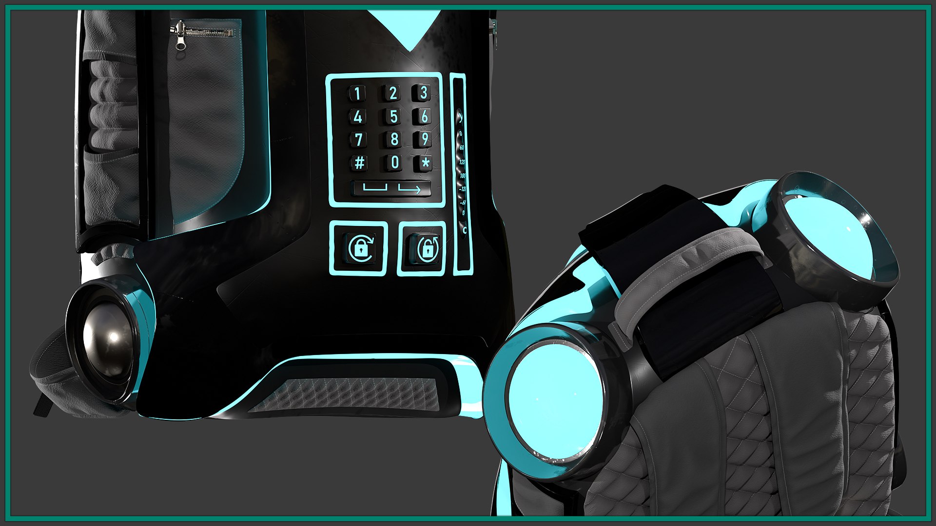 3D Model SCI-FI Backpack With Texture And Smart Material - TurboSquid ...