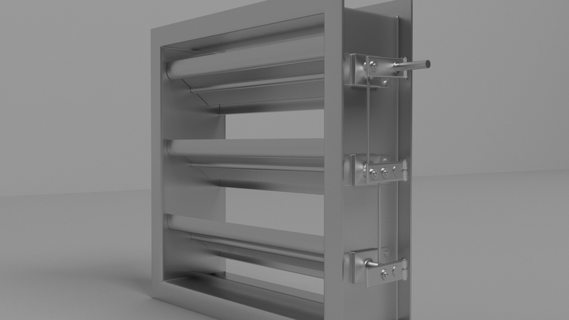 3D Model AHU Damper - TurboSquid 2064279