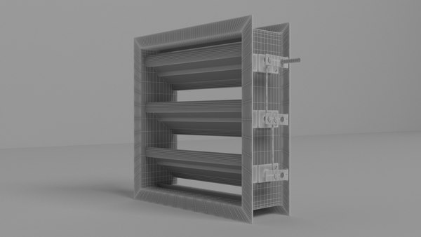 modelo 3d AHU Damper - TurboSquid 2064279
