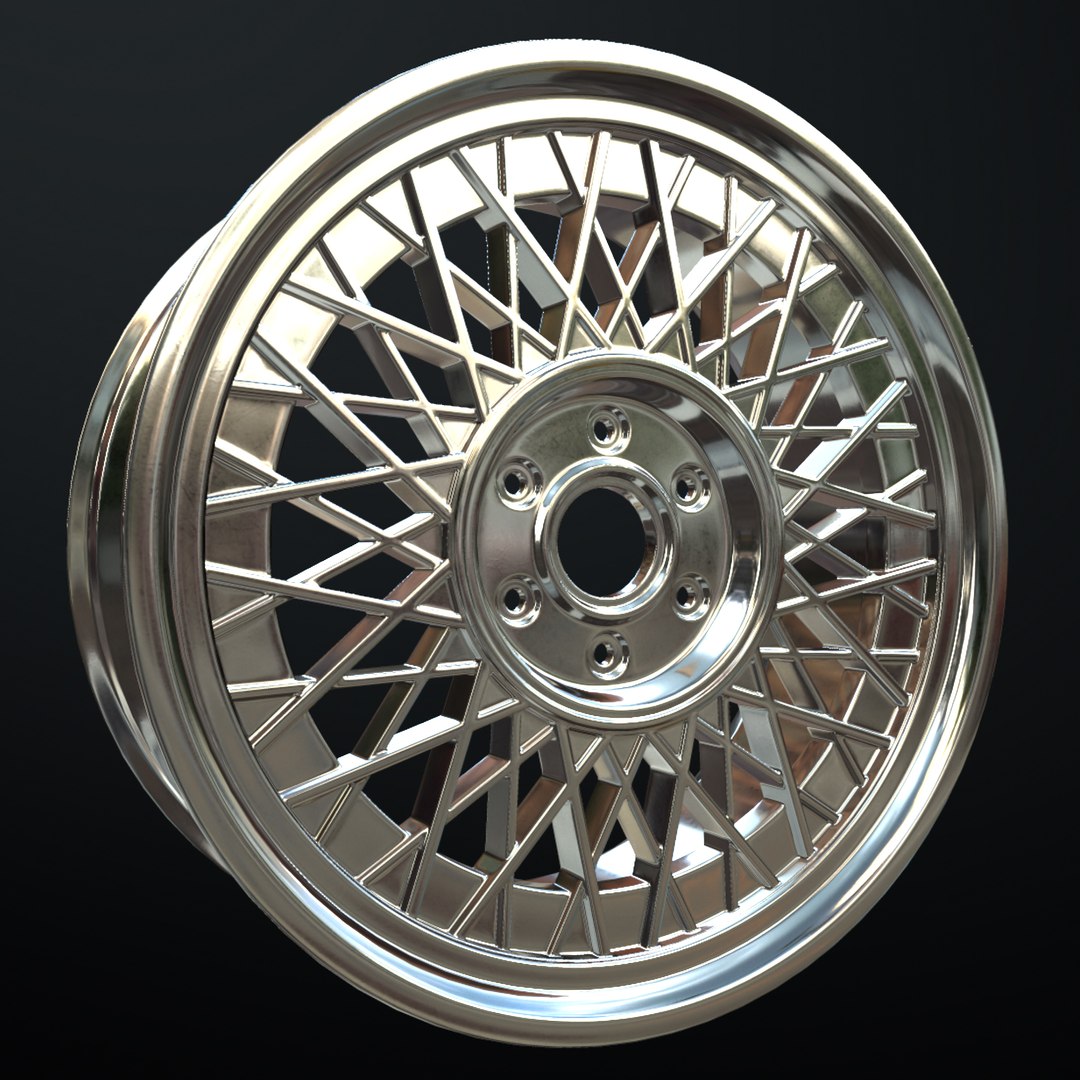 3D Model Low Poly Car Rim - TurboSquid 1880405