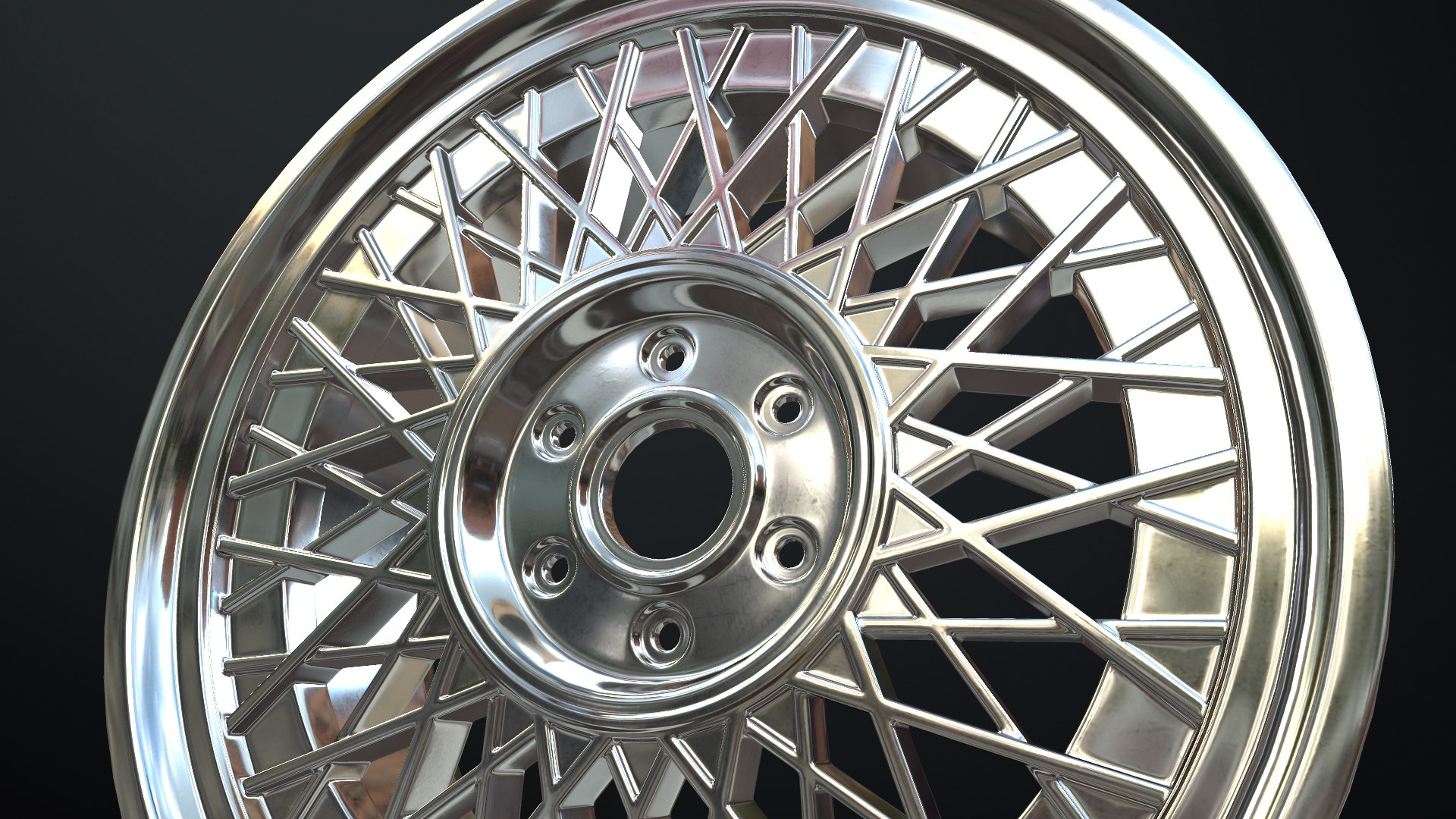 3D Model Low Poly Car Rim - TurboSquid 1880405