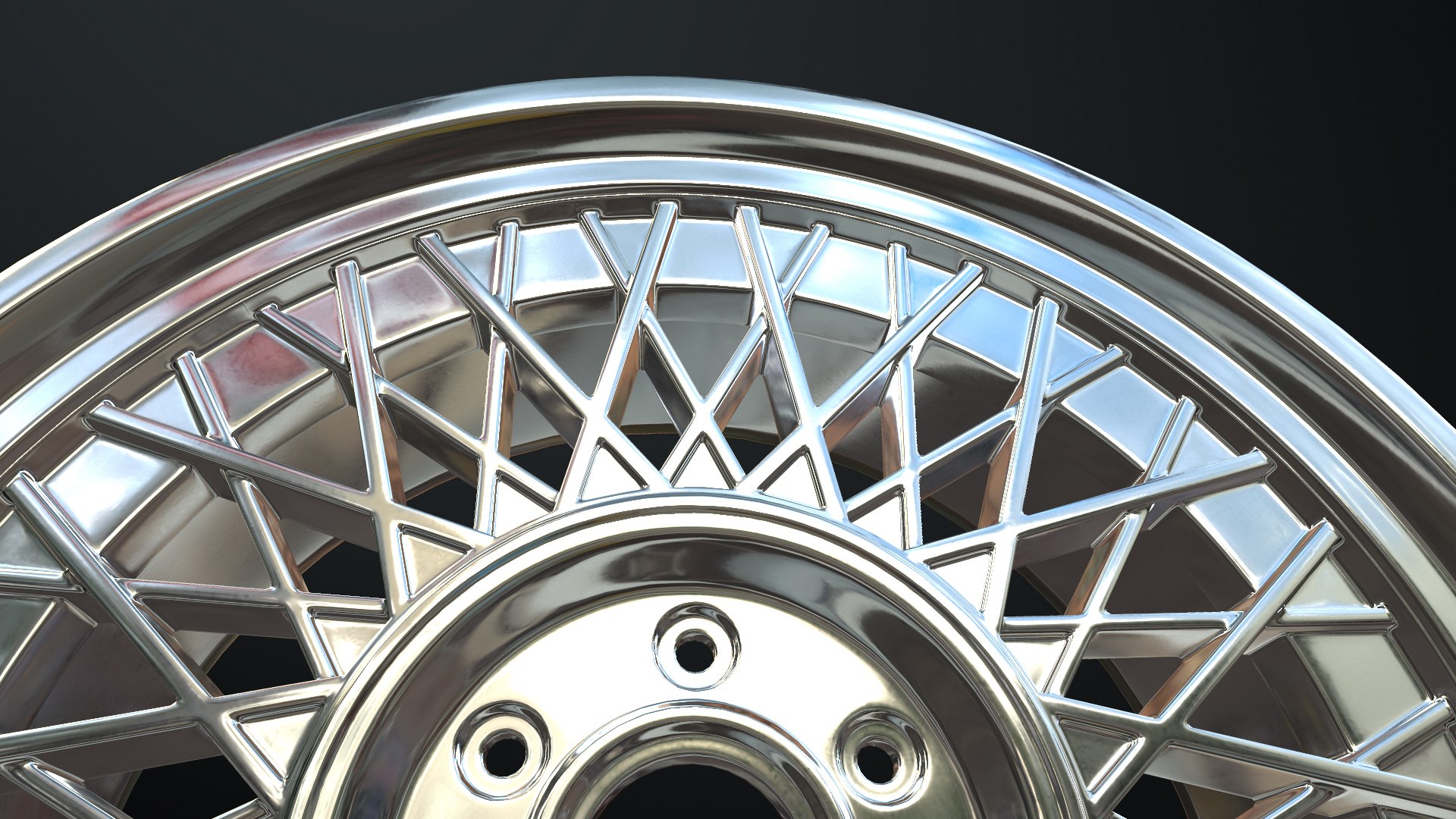 3D Model Low Poly Car Rim - TurboSquid 1880405