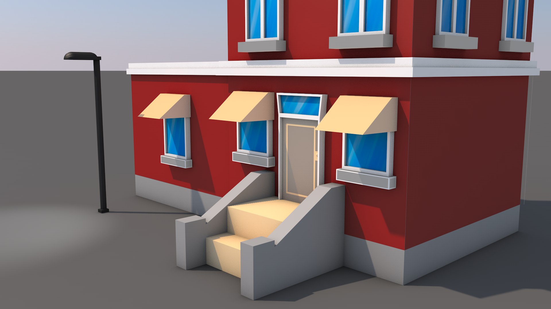 3D cartoon building - TurboSquid 1246048