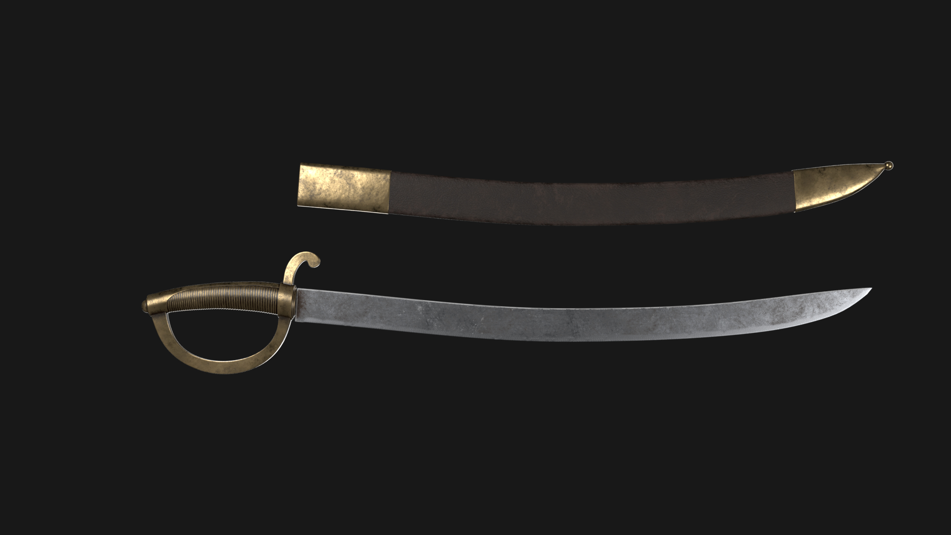 3D Infantry Saber - TurboSquid 1406037