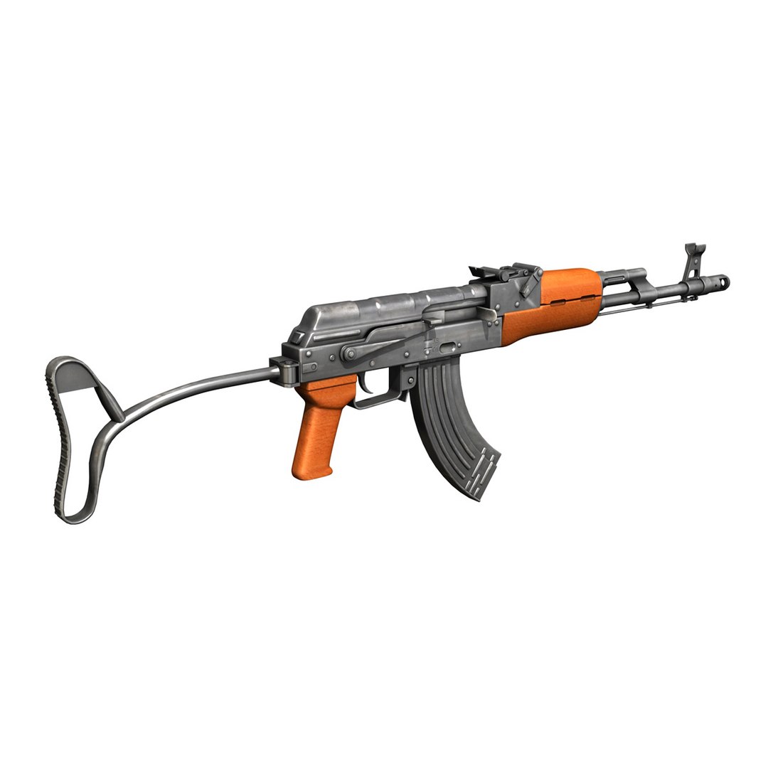 3d Model Of Ak-74 Kalashnikov Rifle Assault
