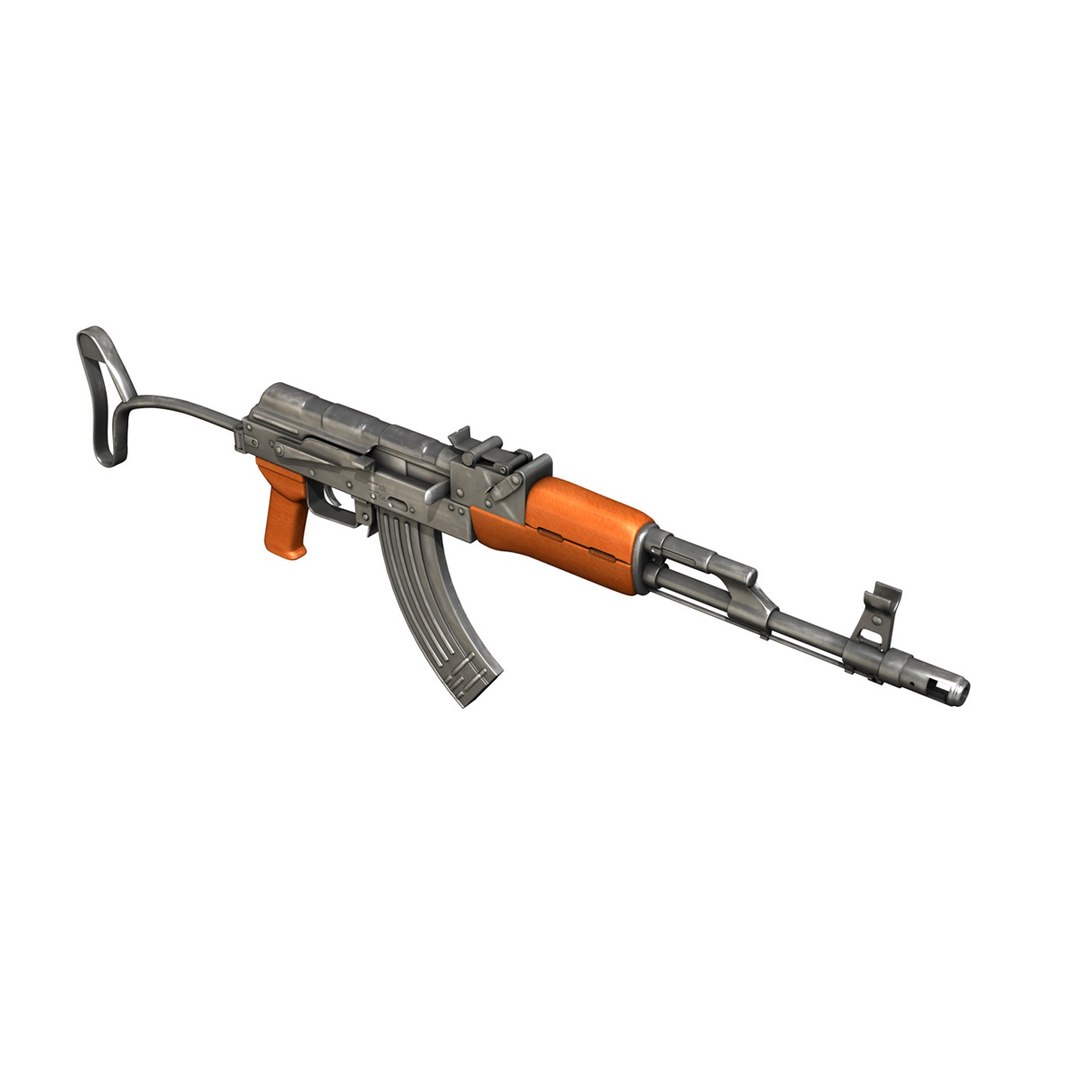3d Model Of Ak-74 Kalashnikov Rifle Assault