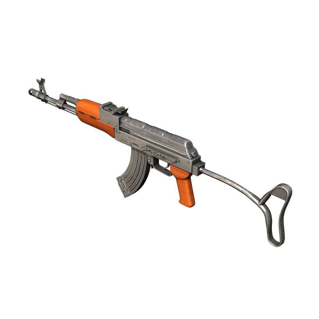3d Model Of Ak-74 Kalashnikov Rifle Assault