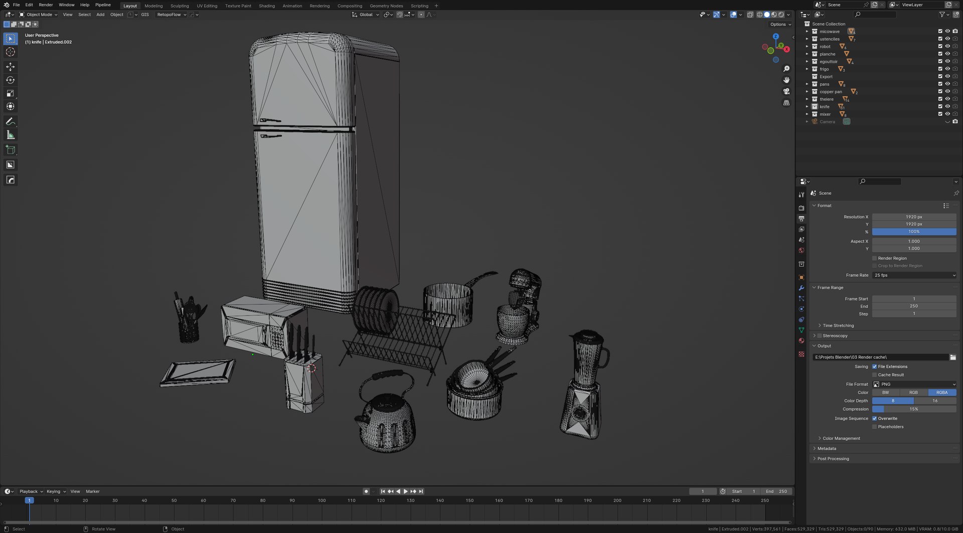 3D Kitchen Props 01 - TurboSquid 2209687