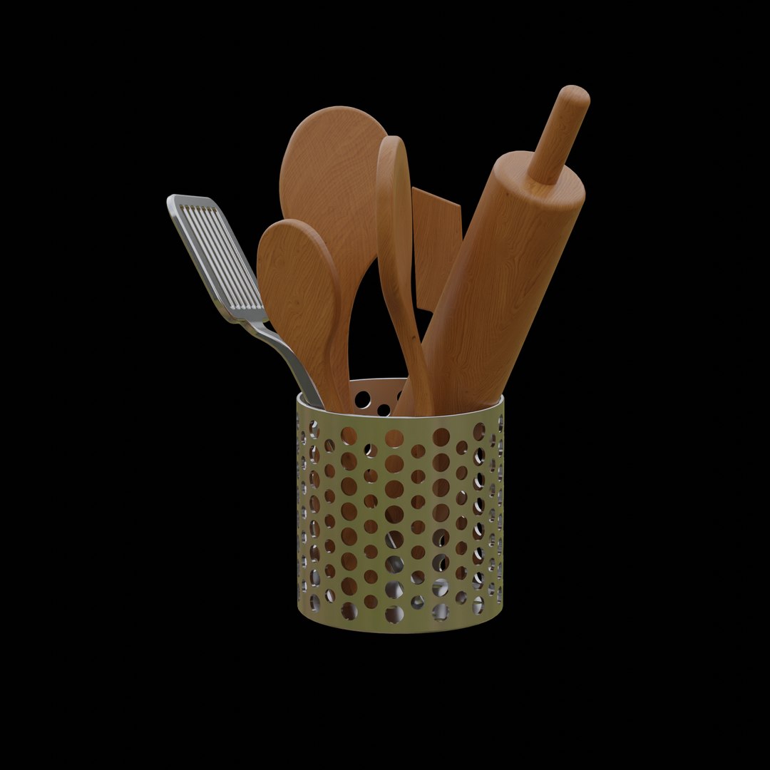 3D Kitchen Props 01 - TurboSquid 2209687