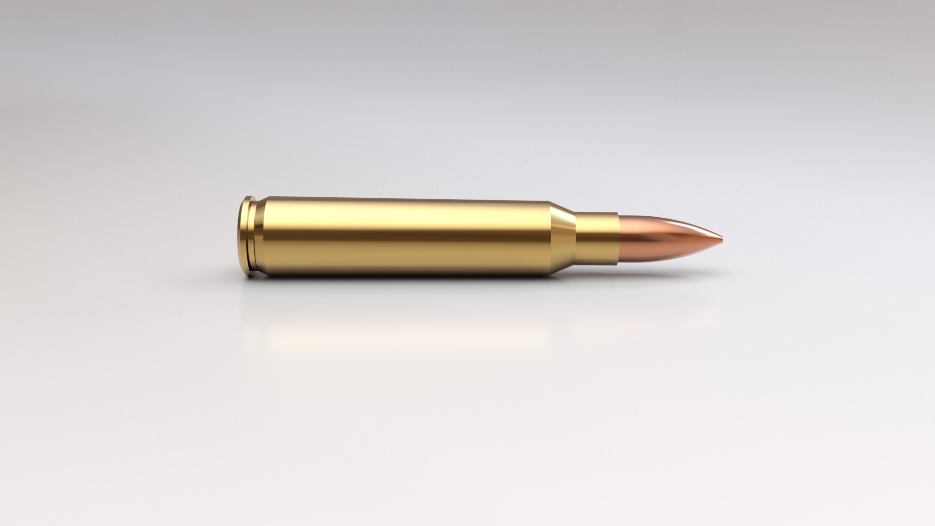 223 Cartridge 3D Model - TurboSquid 1969836