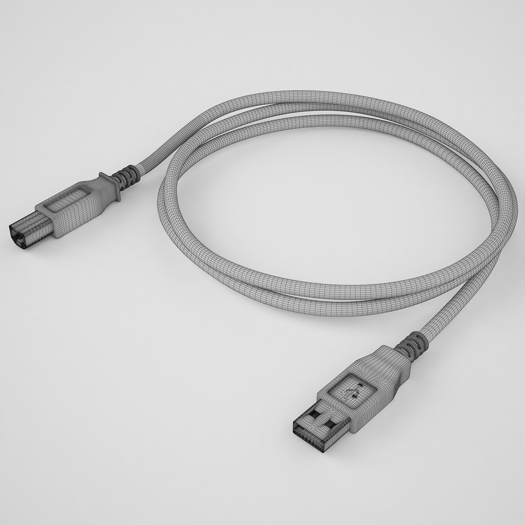 3D Usb Cable - TurboSquid 1483024