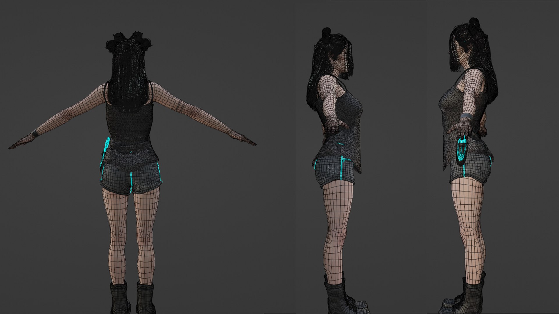 Realistic Rigged Adventure Woman Character 3D Model 3D - TurboSquid 2299152