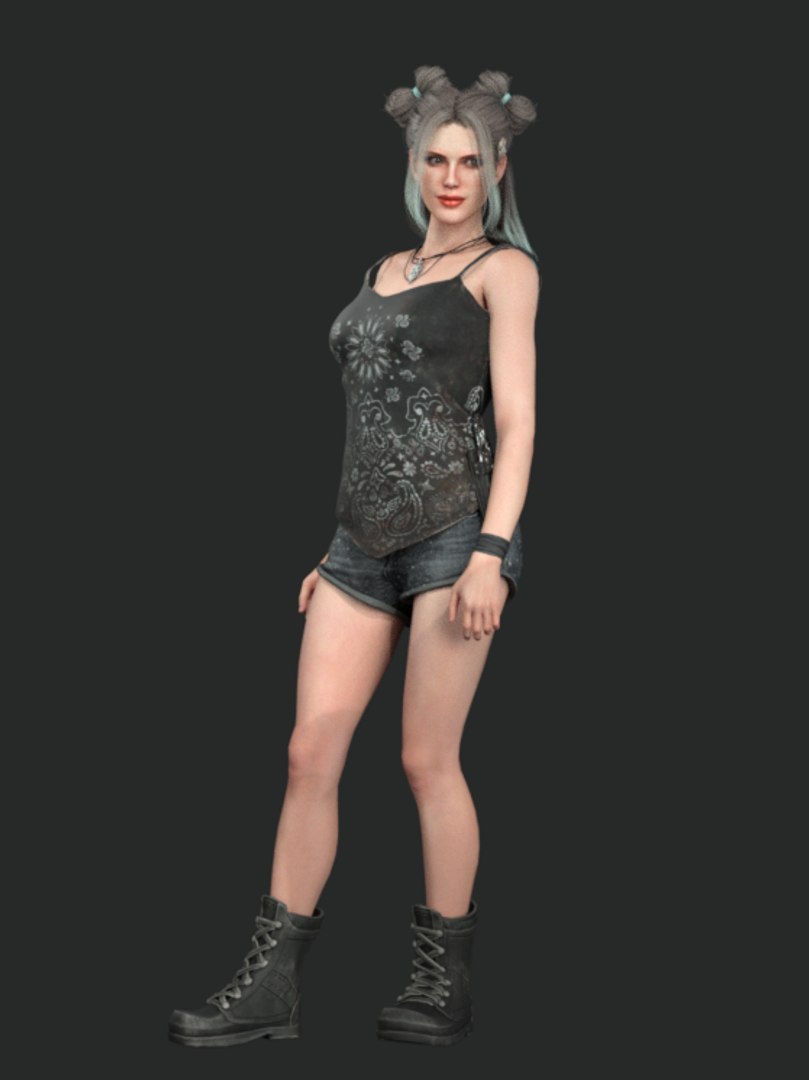 Realistic Rigged Adventure Woman Character 3D Model 3D - TurboSquid 2299152