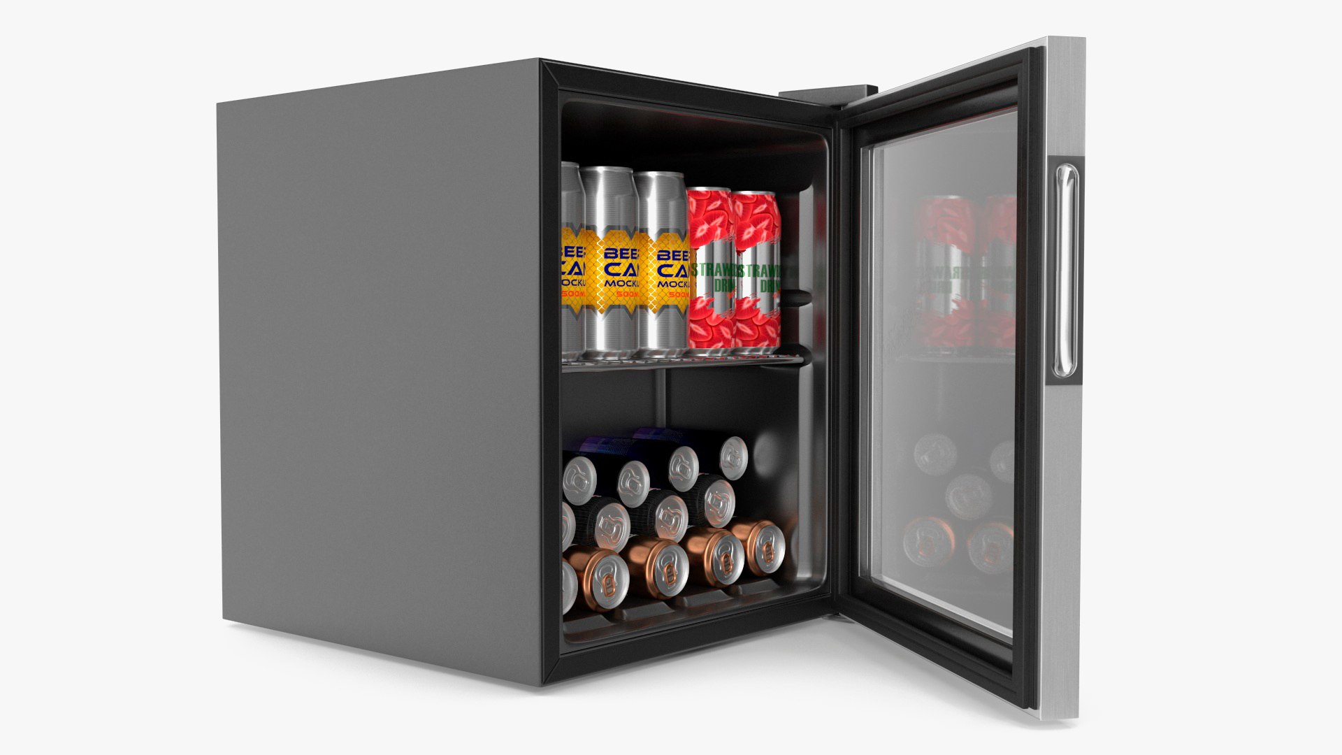 Beverage Cooler with Cans 3D model - TurboSquid 2163462