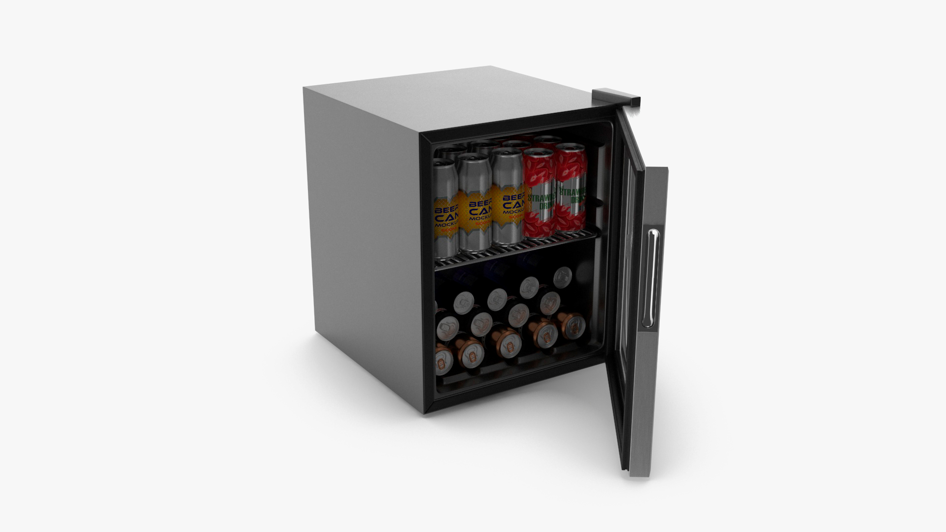 Beverage Cooler with Cans 3D model - TurboSquid 2163462