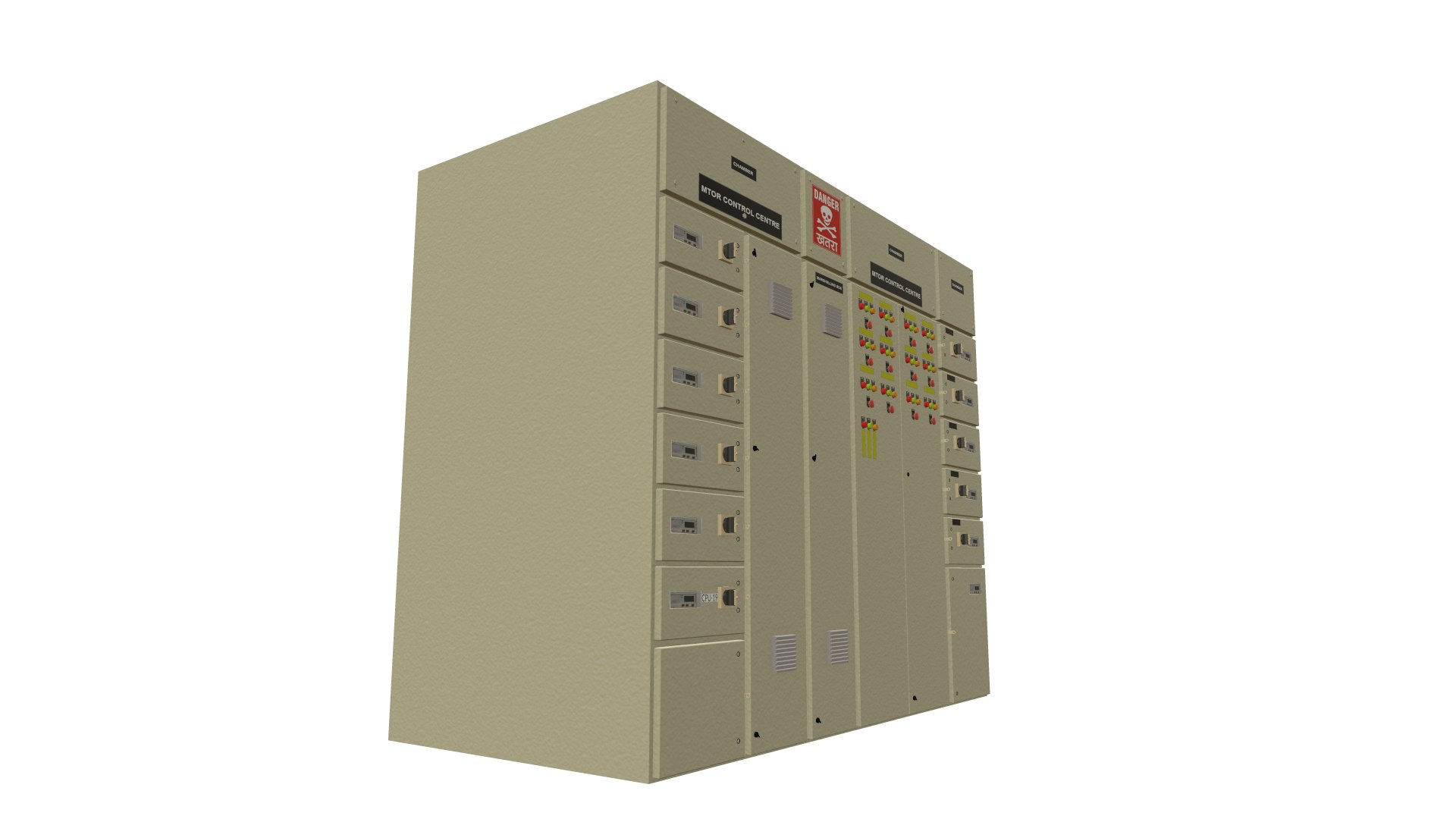 3D Model Motor Control Centre Panel - TurboSquid 1805654