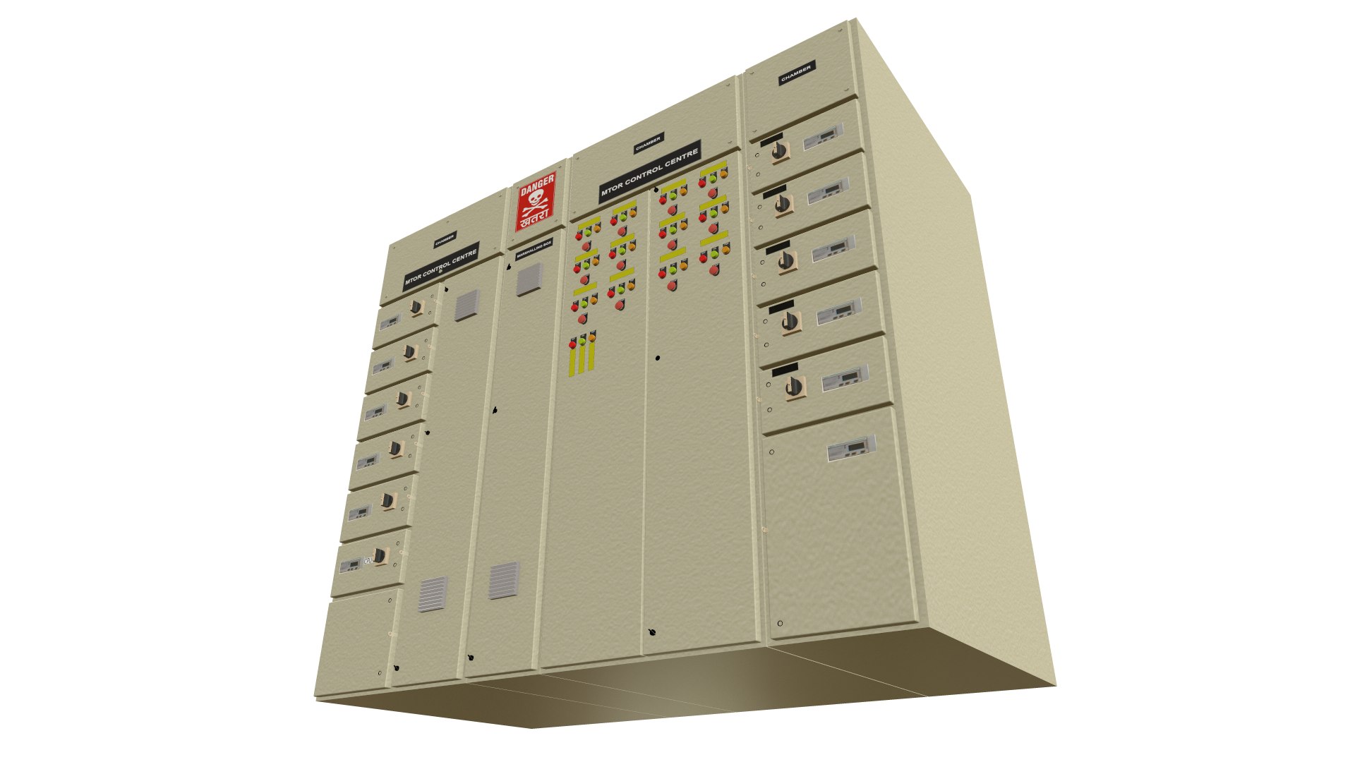 3D Model Motor Control Centre Panel - TurboSquid 1805654