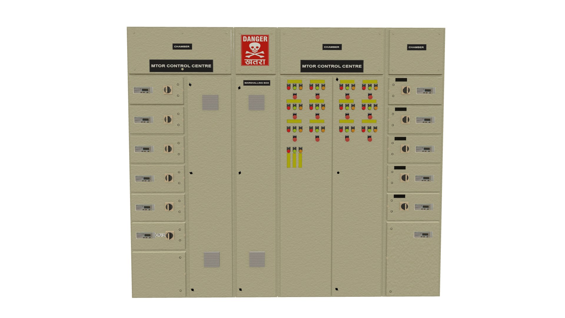 3D Model Motor Control Centre Panel - TurboSquid 1805654